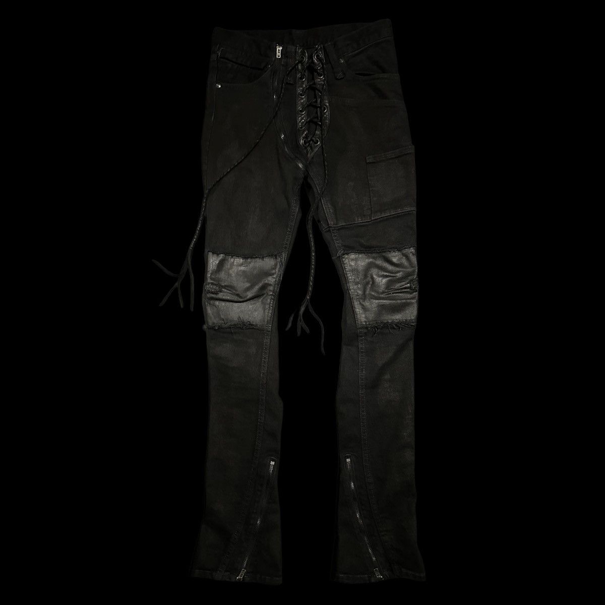 If Six Was Nine ifsixwasnine lace leather denim | Grailed