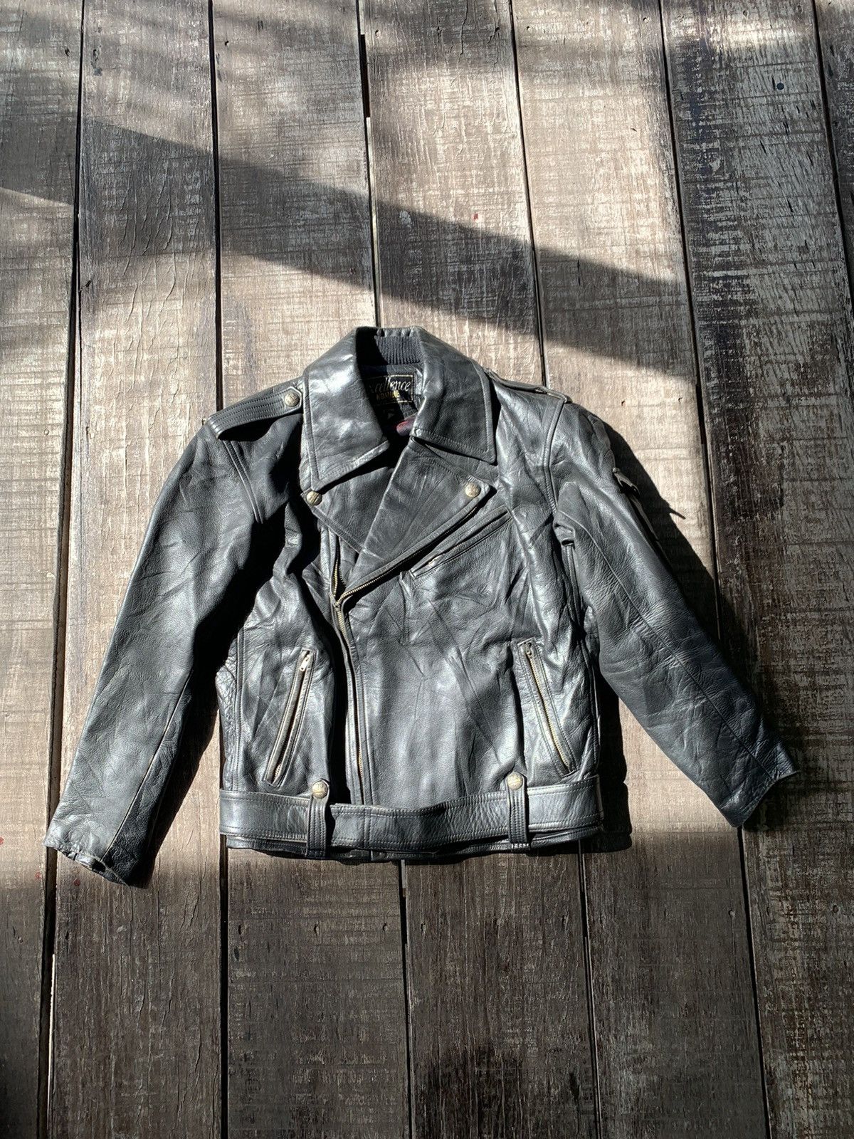 Japanese Brand × Leather Jacket × Vintage Vintage komine tokyo leather ...