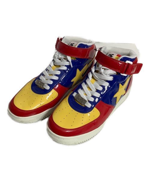 Bape A BATHING APE BAPESTA High Top Sneakers Multicolor 9 | Grailed