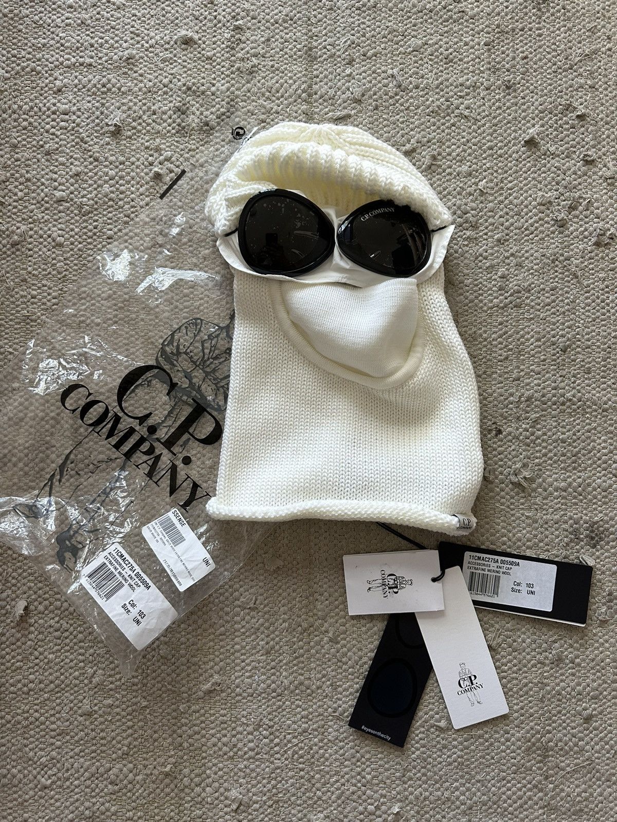 C.P. Company C P Company Google Beanie | Grailed