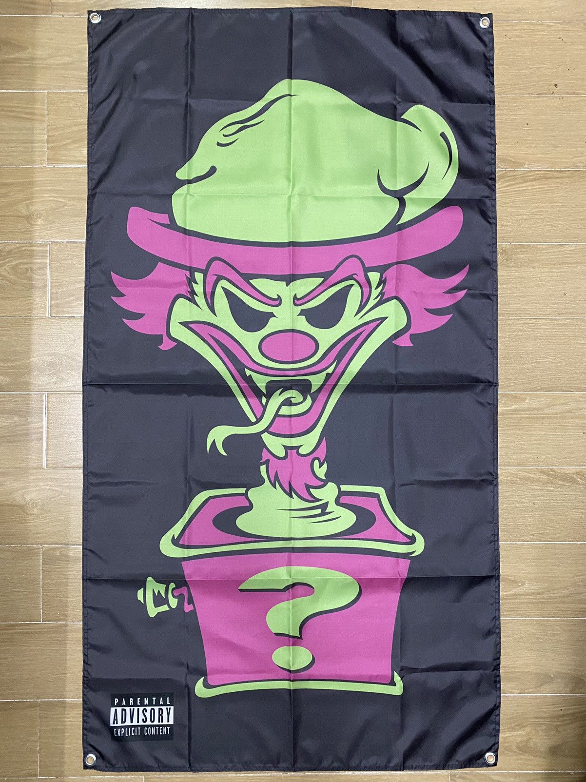 Custom × Rock Band × Vintage Insane Clown Posse Riddle Box Flag ICP ...