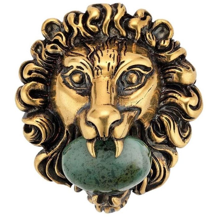 Gucci Lion Head Brooch | Grailed