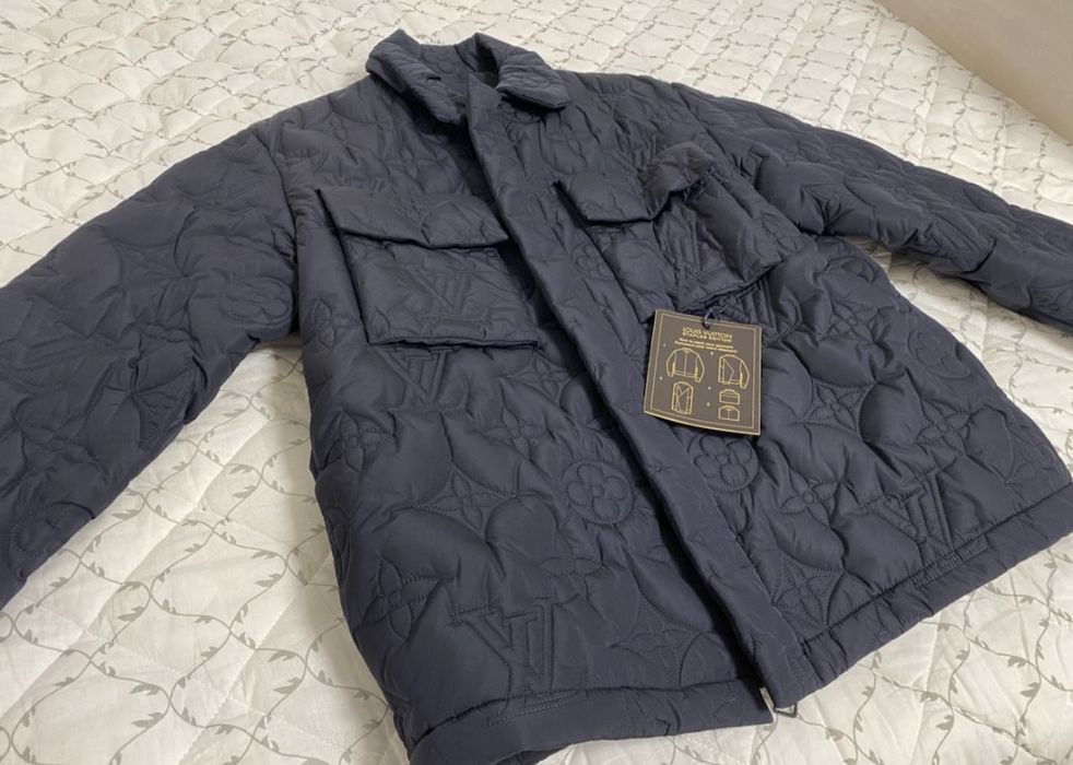 Louis Vuitton Louis Vuitton x Virgil Abloh Monogram Puffer Jacket | Grailed
