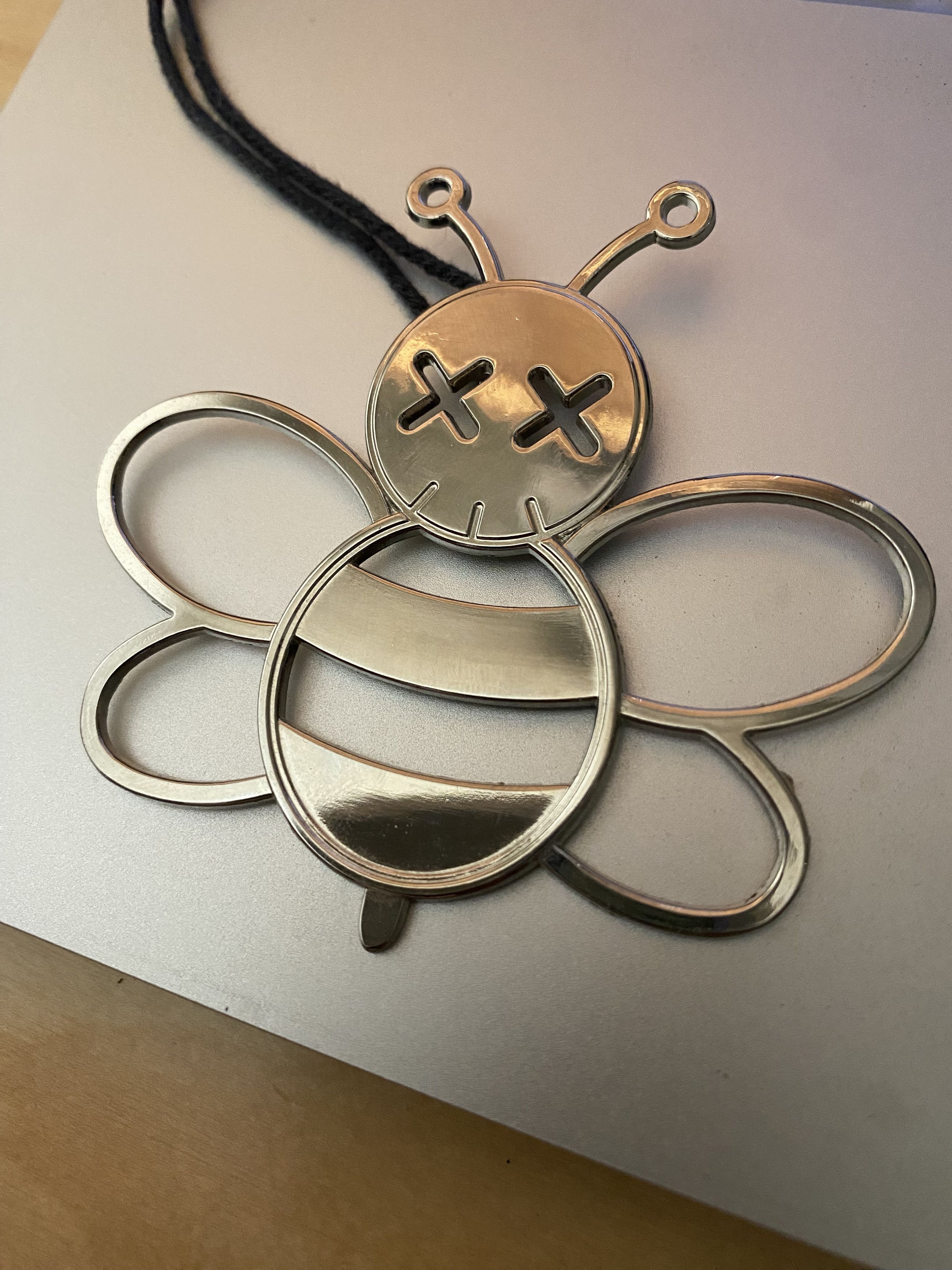 Dior Dior x Kaws Bee Keychain Charm Pendant Chain | Grailed