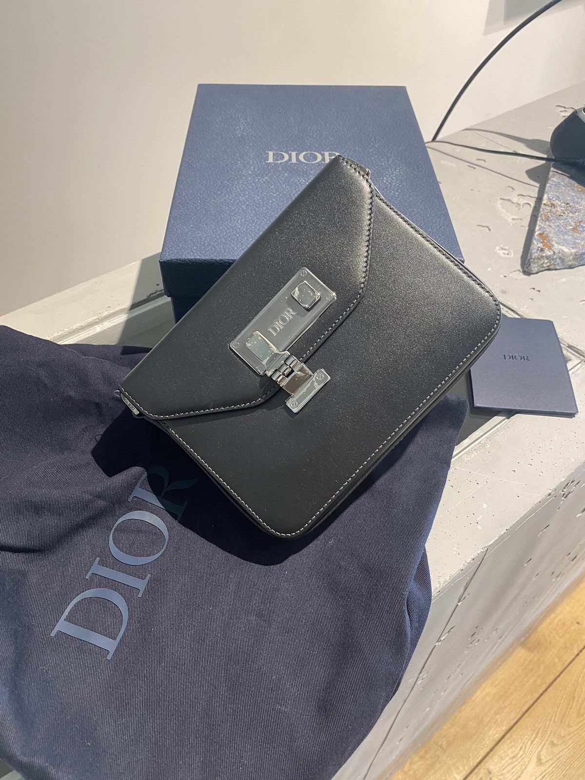 Dior Dior Messenger Bag Leather | Grailed