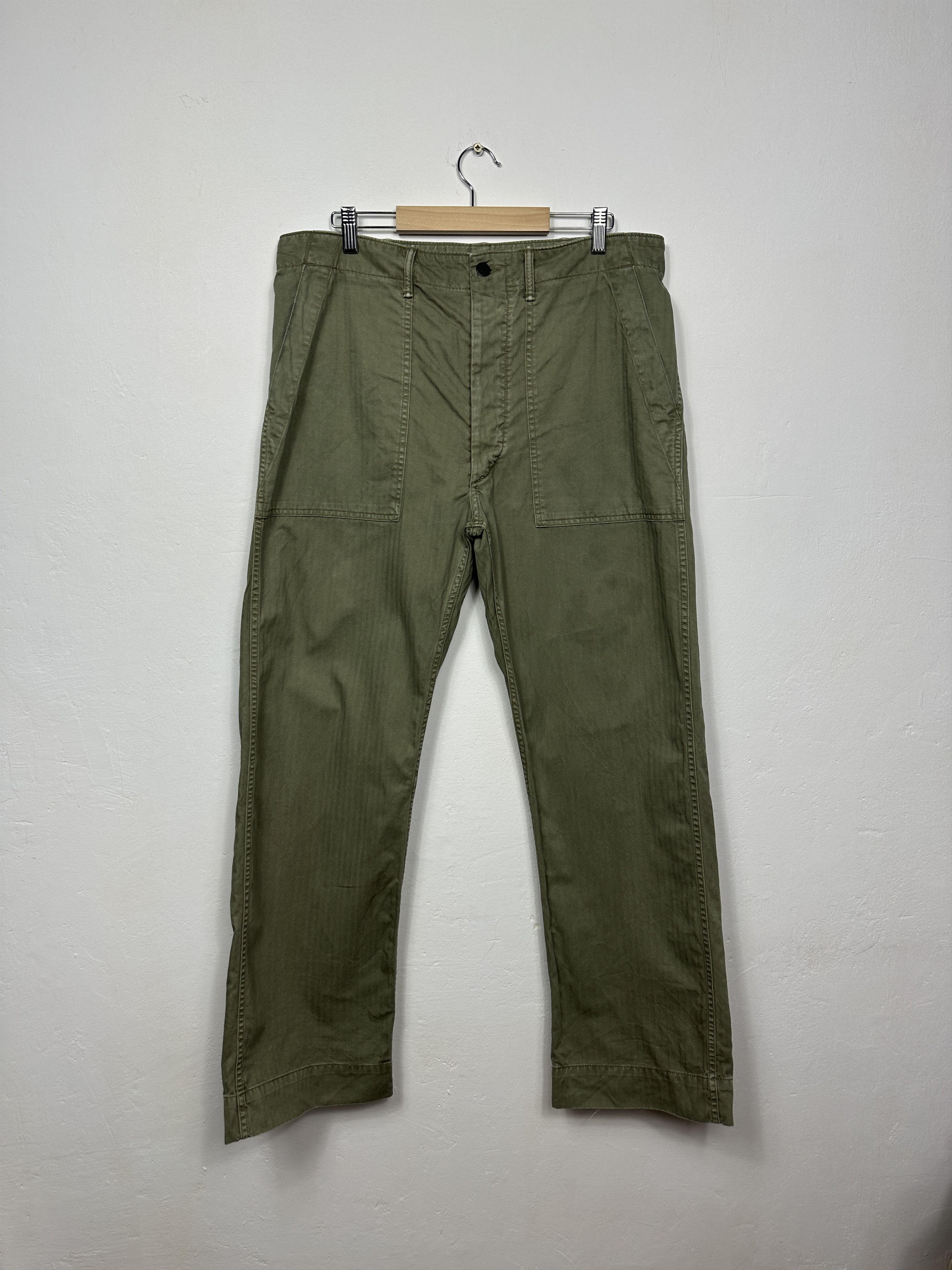 Ralph Lauren RRL Ralph Lauren Herringbone Pant 34x32 | Grailed