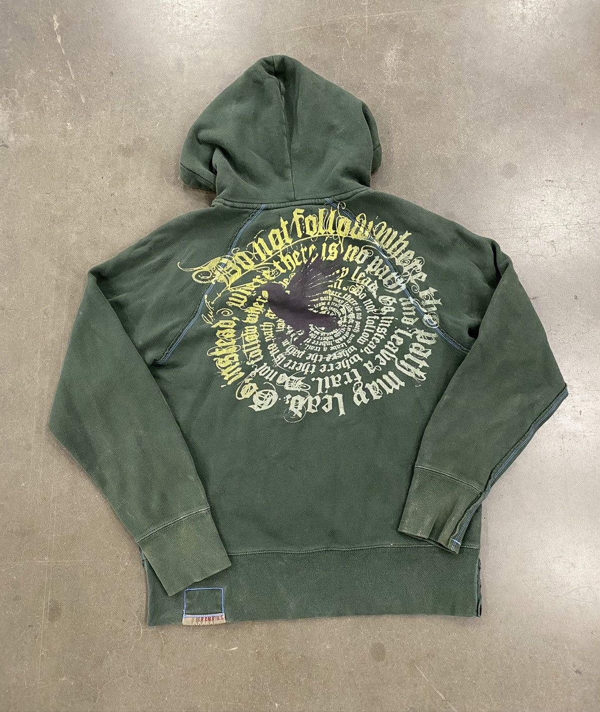 Affliction × Streetwear × Vintage Vintage Affliction Inspired Green ...