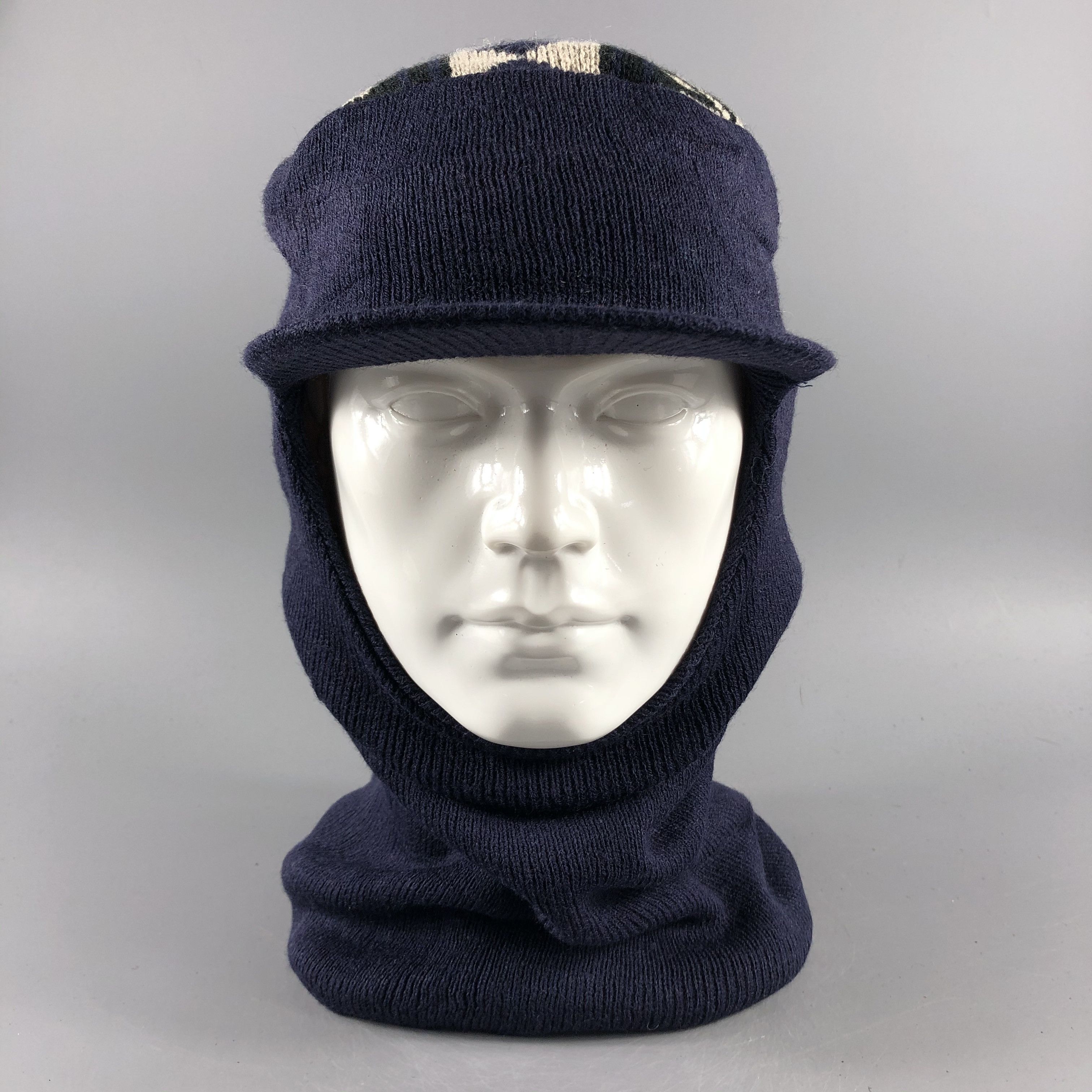 Japanese Brand × Ski × Vintage Ski Mask Visor Beanie Snow Hat Snow Cap ...