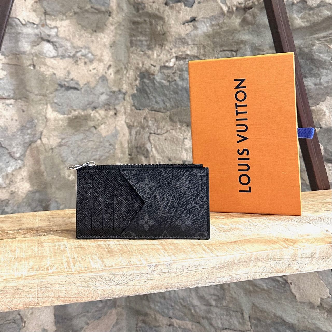 Louis Vuitton Louis Vuitton Monogram Eclipse Coin Card Holder | Grailed
