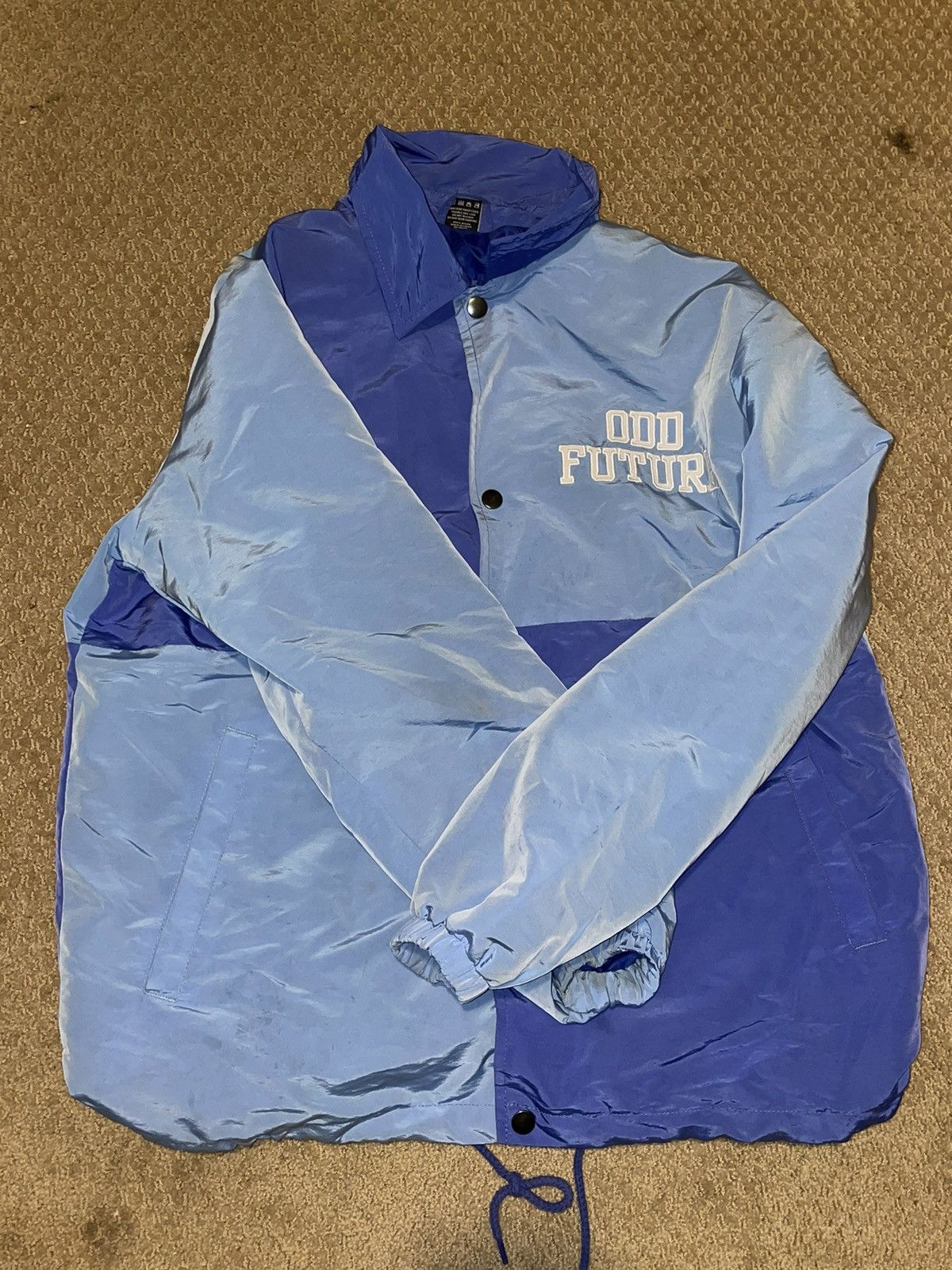 Odd Future Blue odd future windbreaker/bomber | Grailed