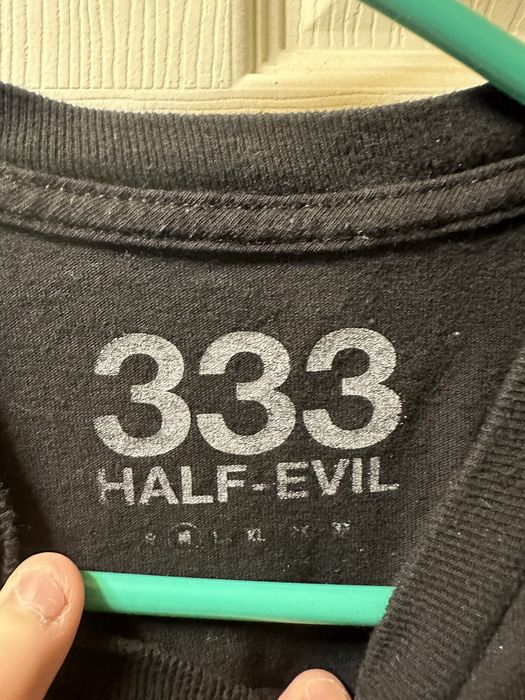 Half Evil Half Evil Death Skull Cross Tee | Grailed