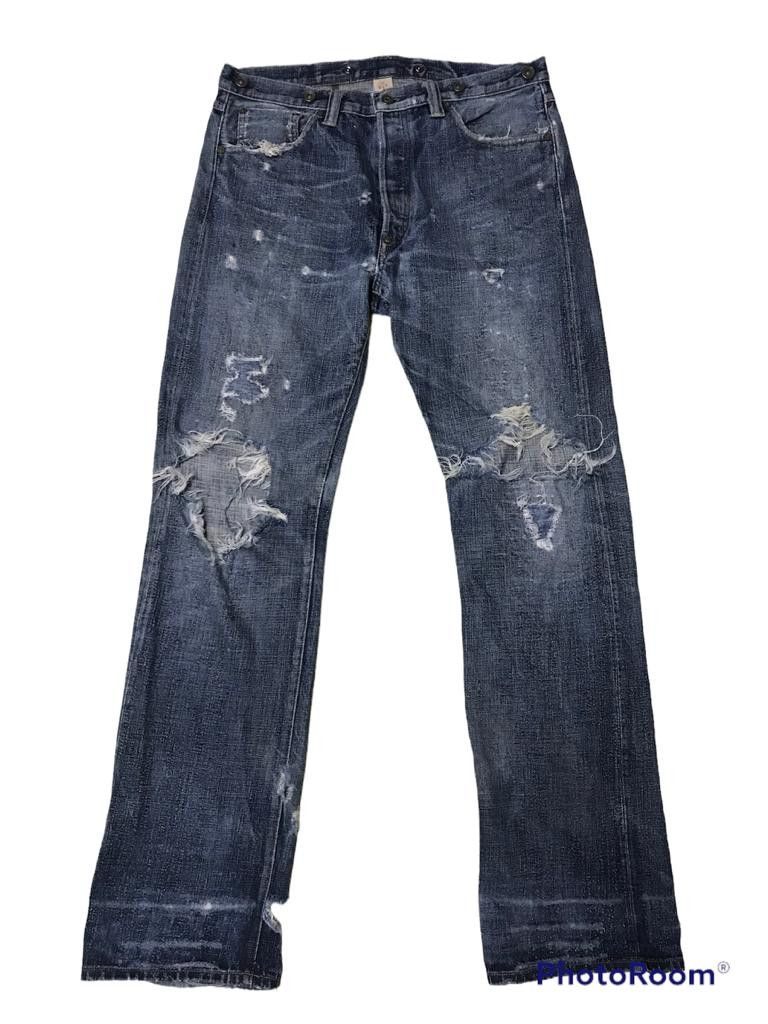 Ralph Lauren Vintage RRL Ralph Lauren destress selvedge jeans | Grailed