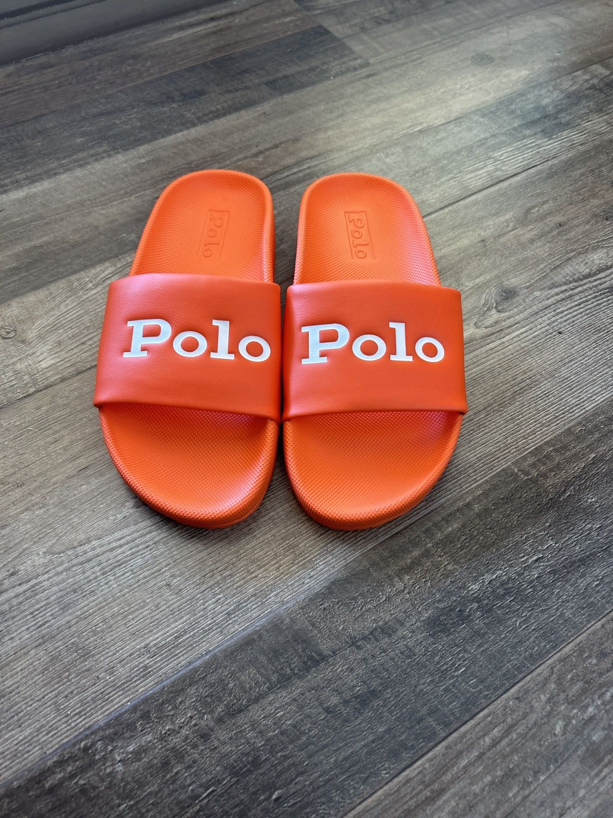 Polo Ralph Lauren Polo Cayson Logo Pool Slides | Grailed