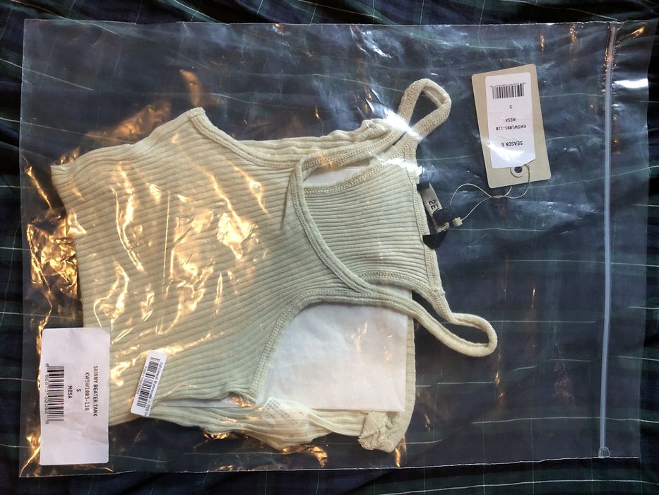 Kanye West Rib Tank Mesa Season 5 Skinny Beater Tank | Grailed