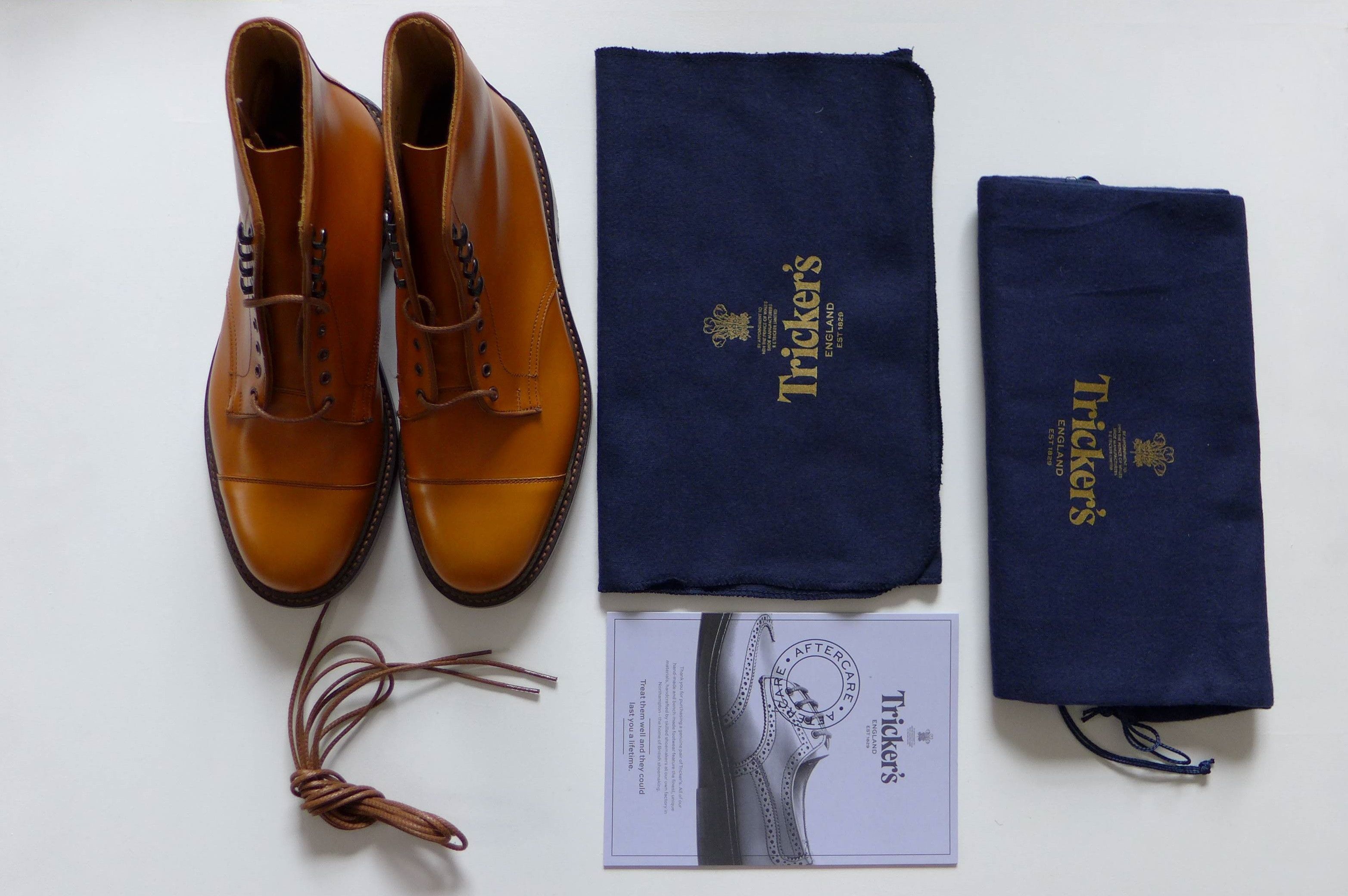 Trickers Tricker's Scott Boots - Acorn Antique Calf Leather | Grailed