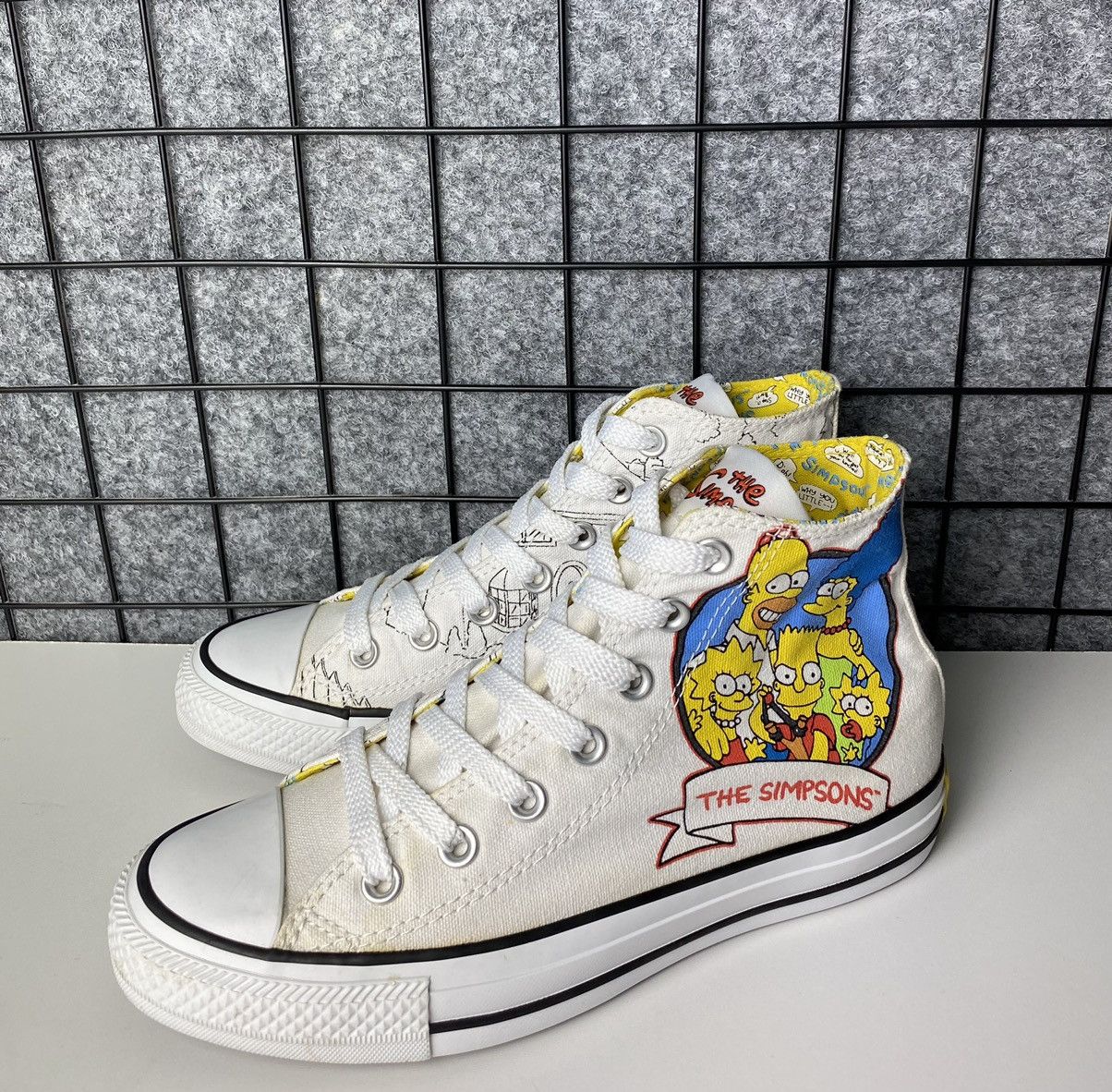 Converse Converse All Star The Simpsons Hi Top Sneakers Size 5 | Grailed