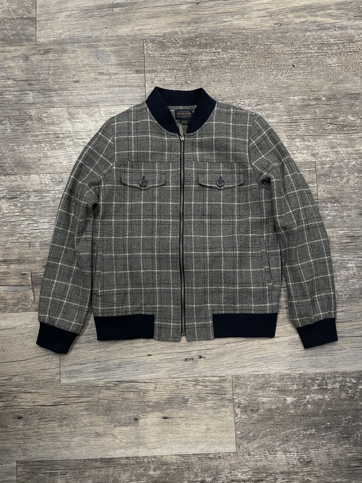 Pendleton Pendleton Plaid Bomber Jacket | Grailed