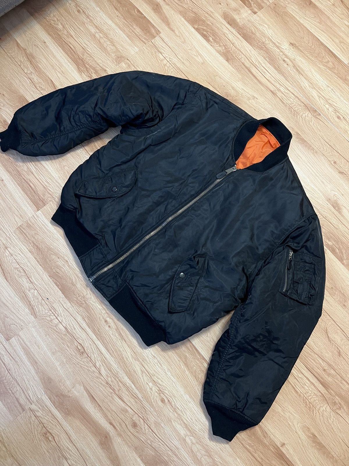 Alpha Industries Bomber JACKET, FLYER'S MAN INTERMEDIATE, MA-1 SPECIAL ...