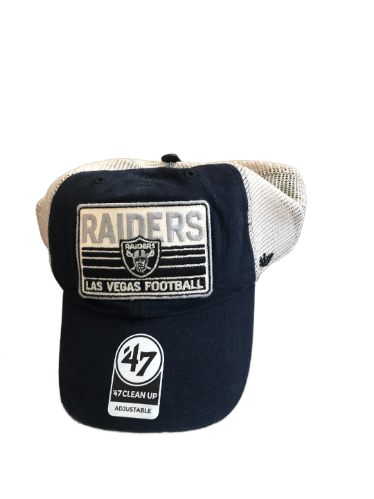 47 Brand NWT Las Vegas Raiders '47 Patch Logo Trucker Snapback Hat ...