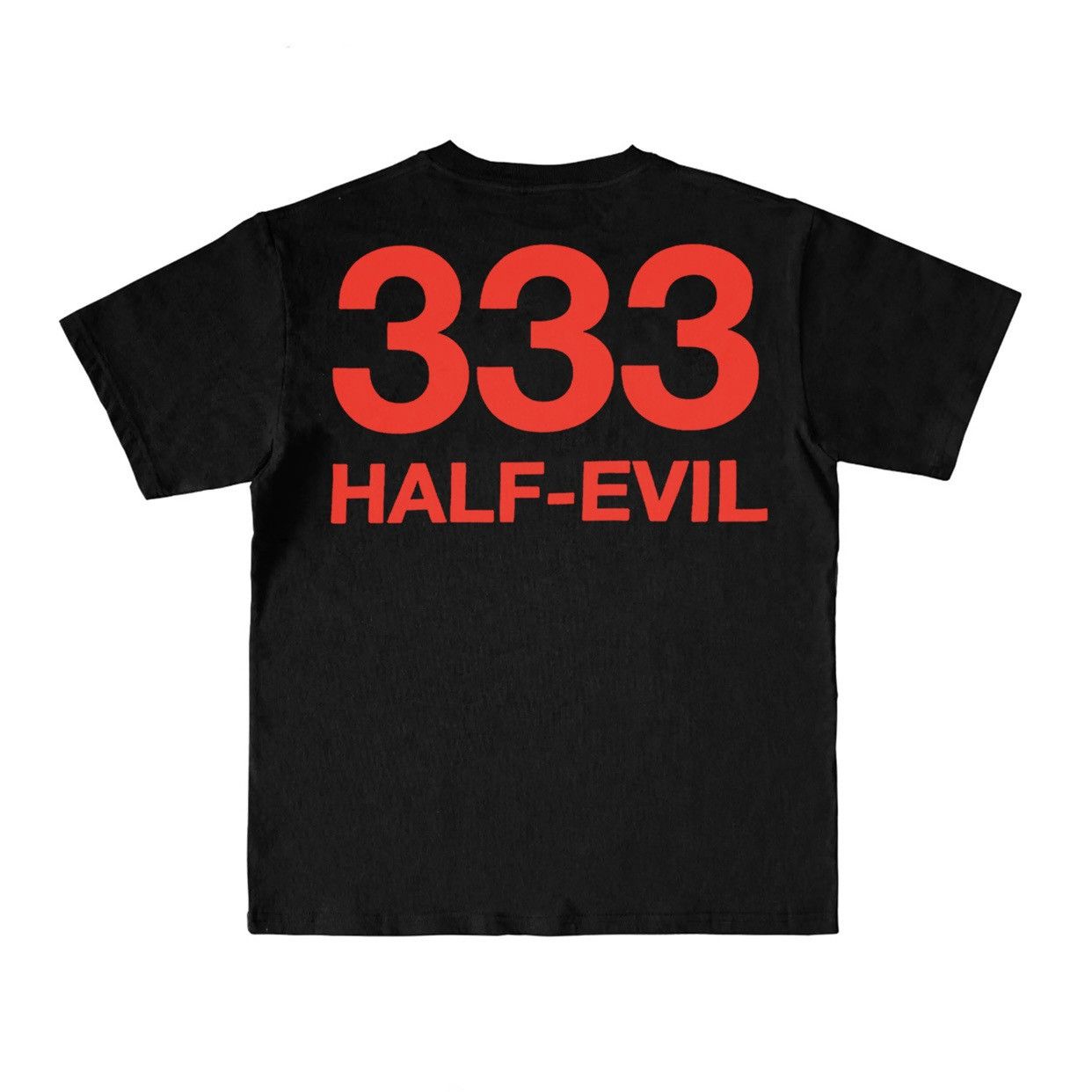 Half Evil HALF EVIL - 333 LOGO TEE *RARE* (RED GLOW) LARGE | Grailed