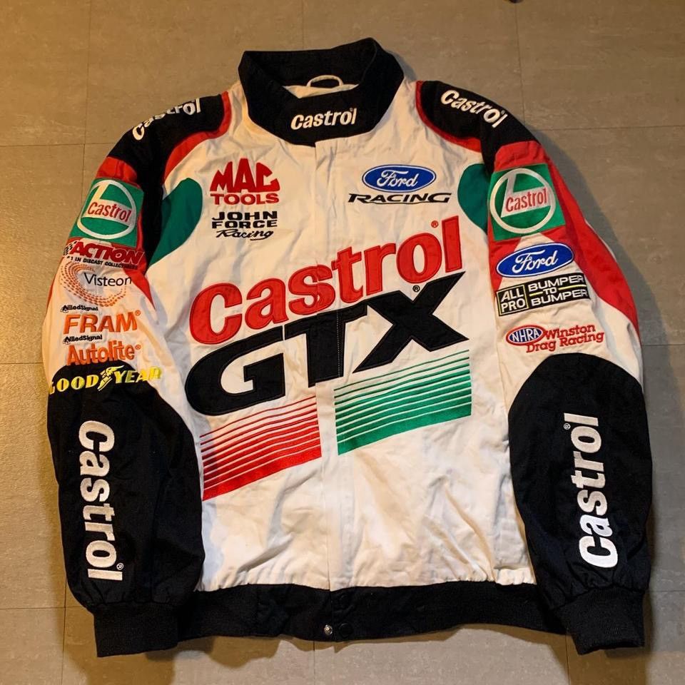 NASCAR × Vintage Vintage john force racing Castrol gtx nascar racing ...