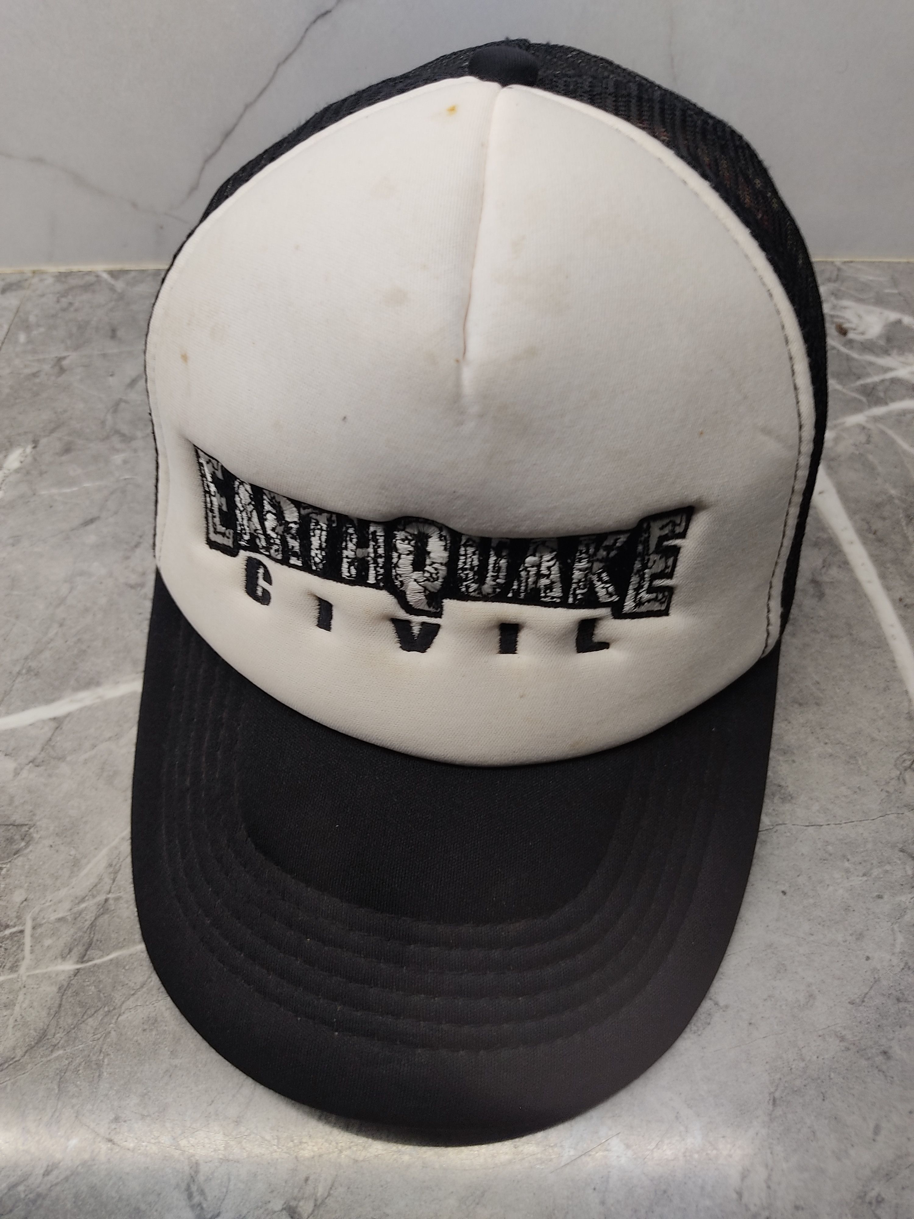 Vintage Vintage Earthquake Civil Trucker Hat Cap | Grailed