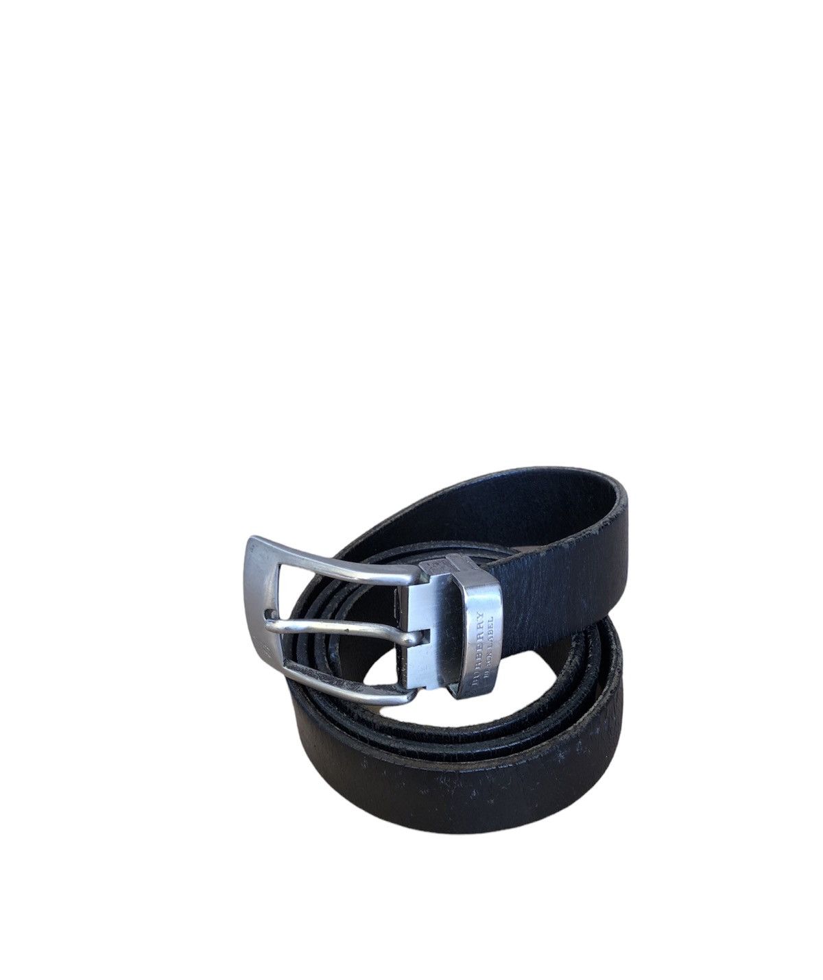 Burberry Vintage Burberry Black Label Leather Buckle Belt | Grailed