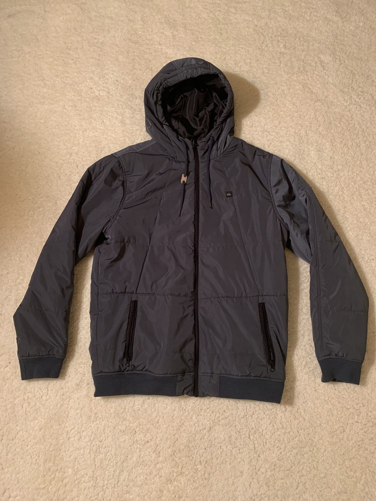 Vintage Midnight Green Quicksilver Padded Windbreaker | Grailed