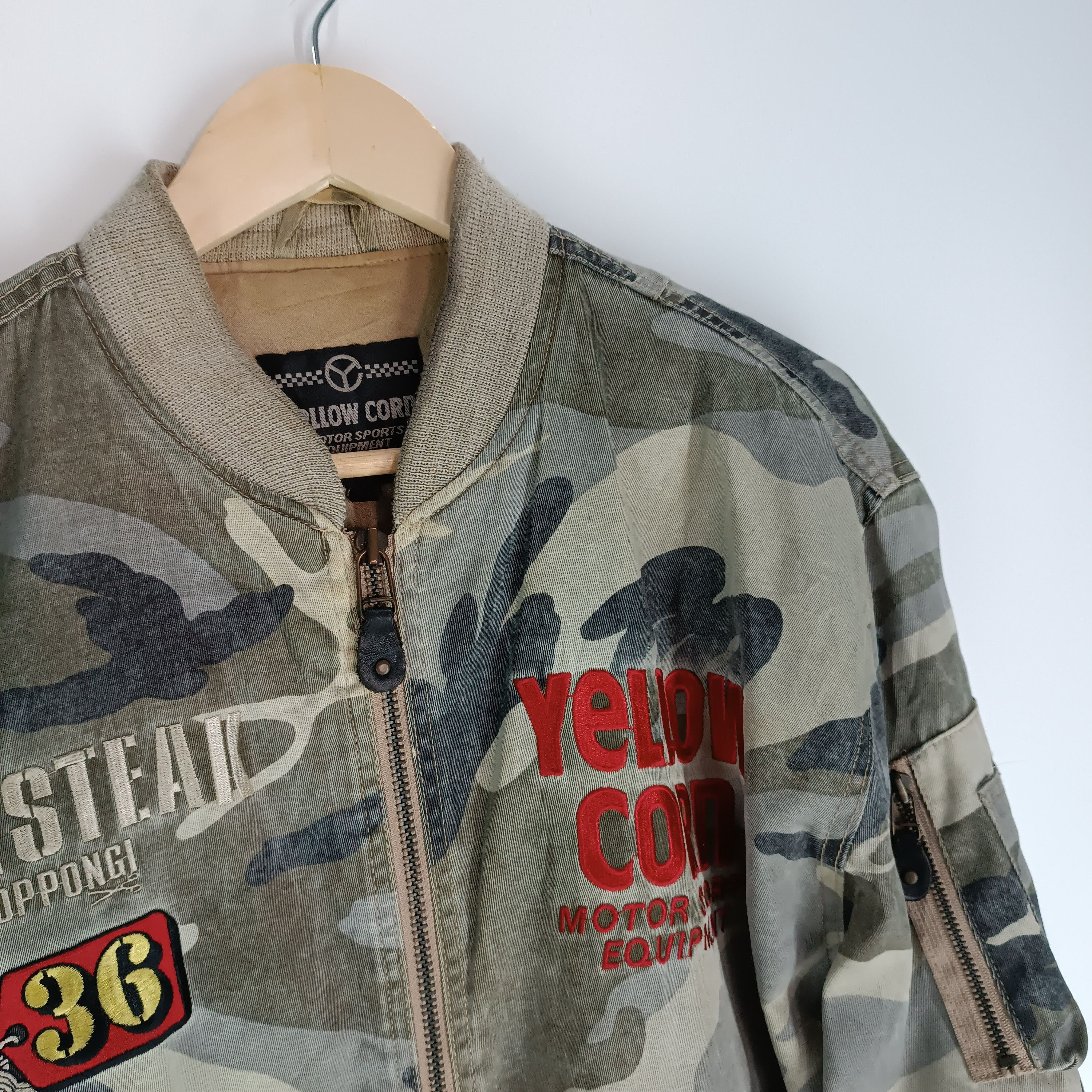 Vintage Rare💥 Vintage Yellow Corn Camouflage Bomber Jacket | Grailed