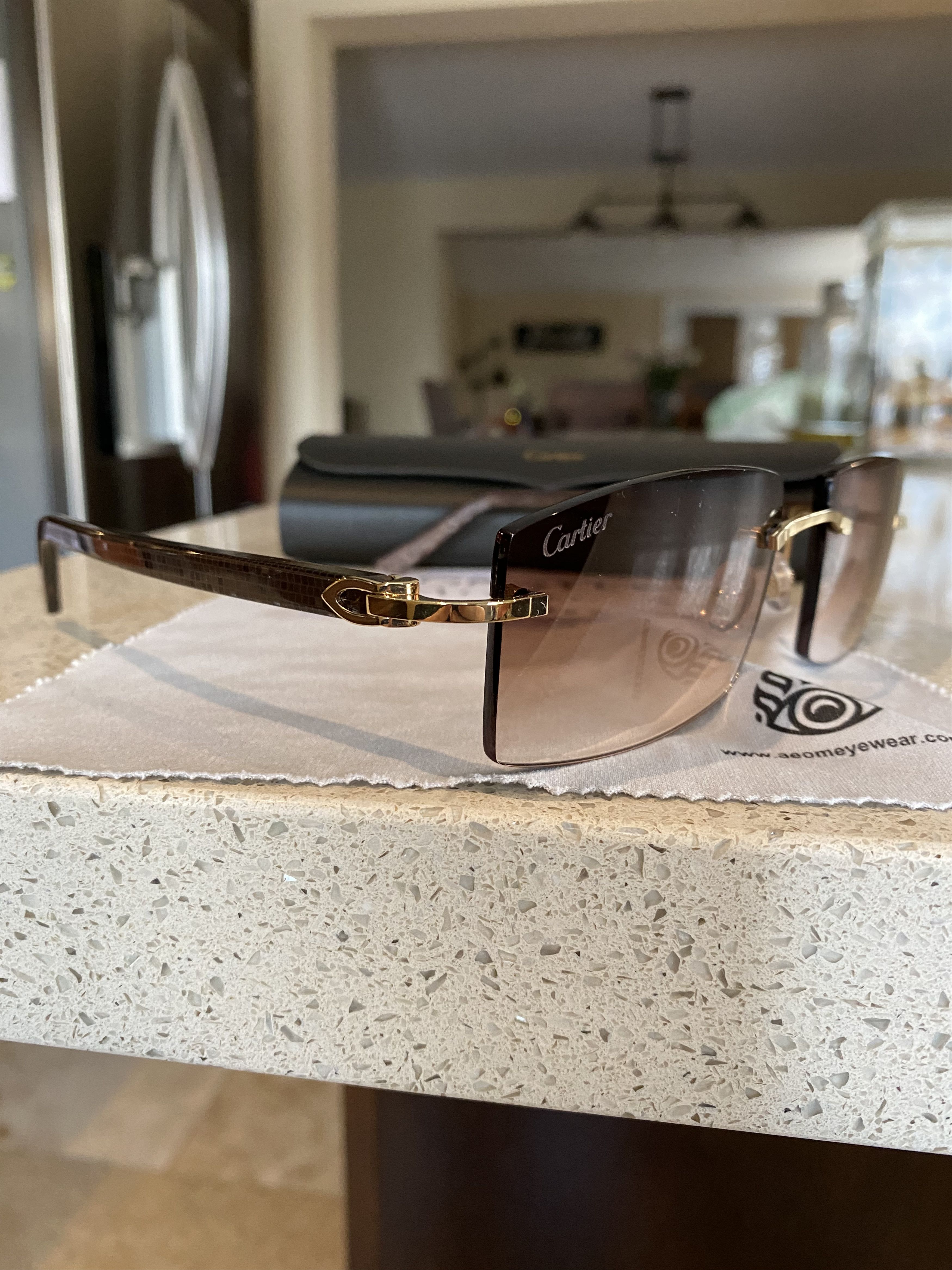 Cartier Custom Cartier “Mosaic” Sunglasses | Grailed