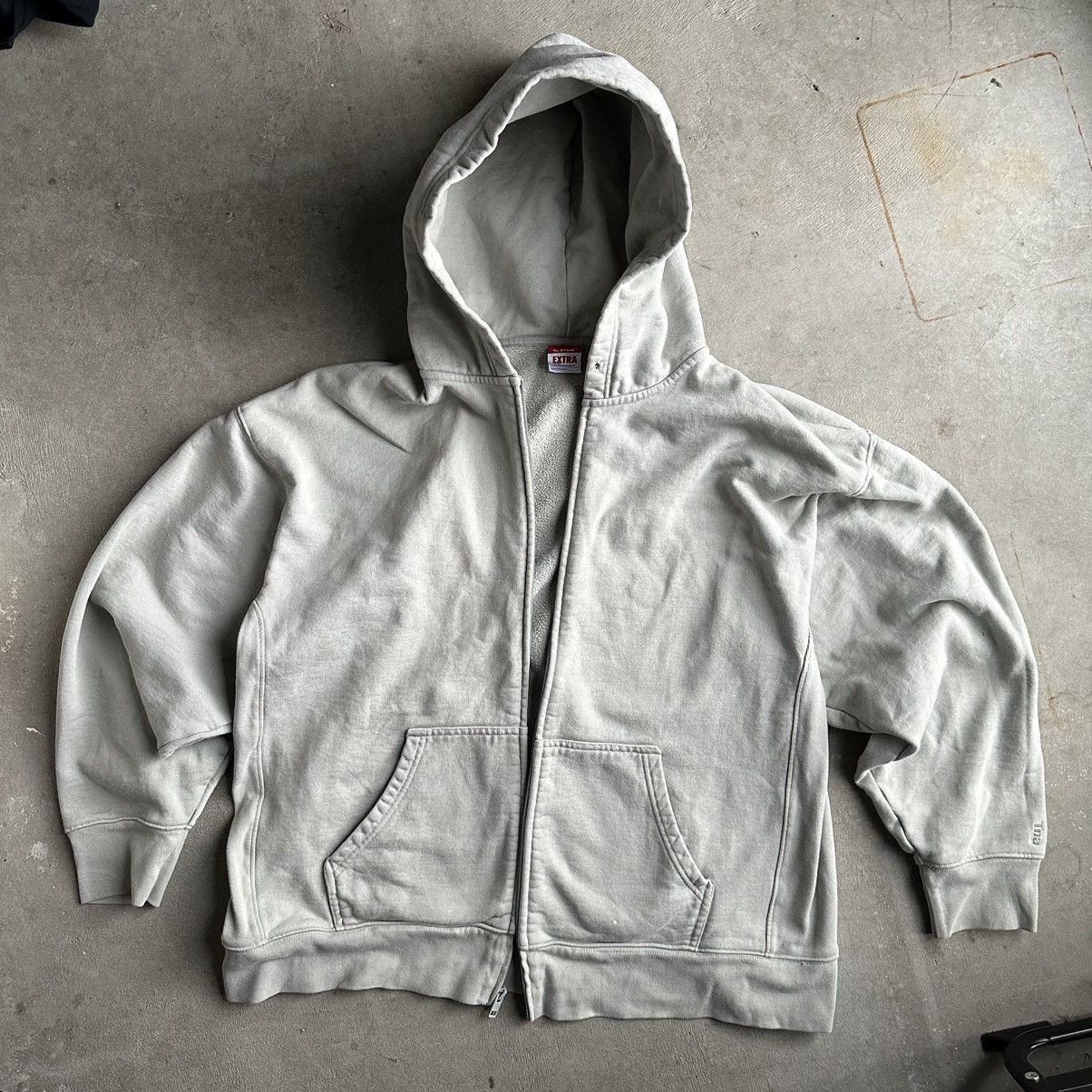 Tna Tna extra fleece heavyweight zip up hoodie sage green XL | Grailed