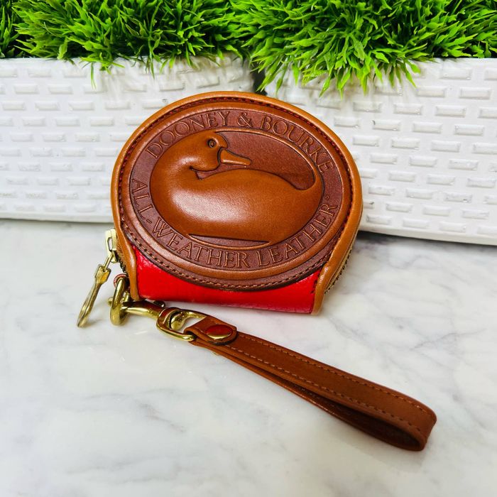 Dooney & Bourke RARE RED Vintage Dooney Big Duck Coin Purse | Grailed