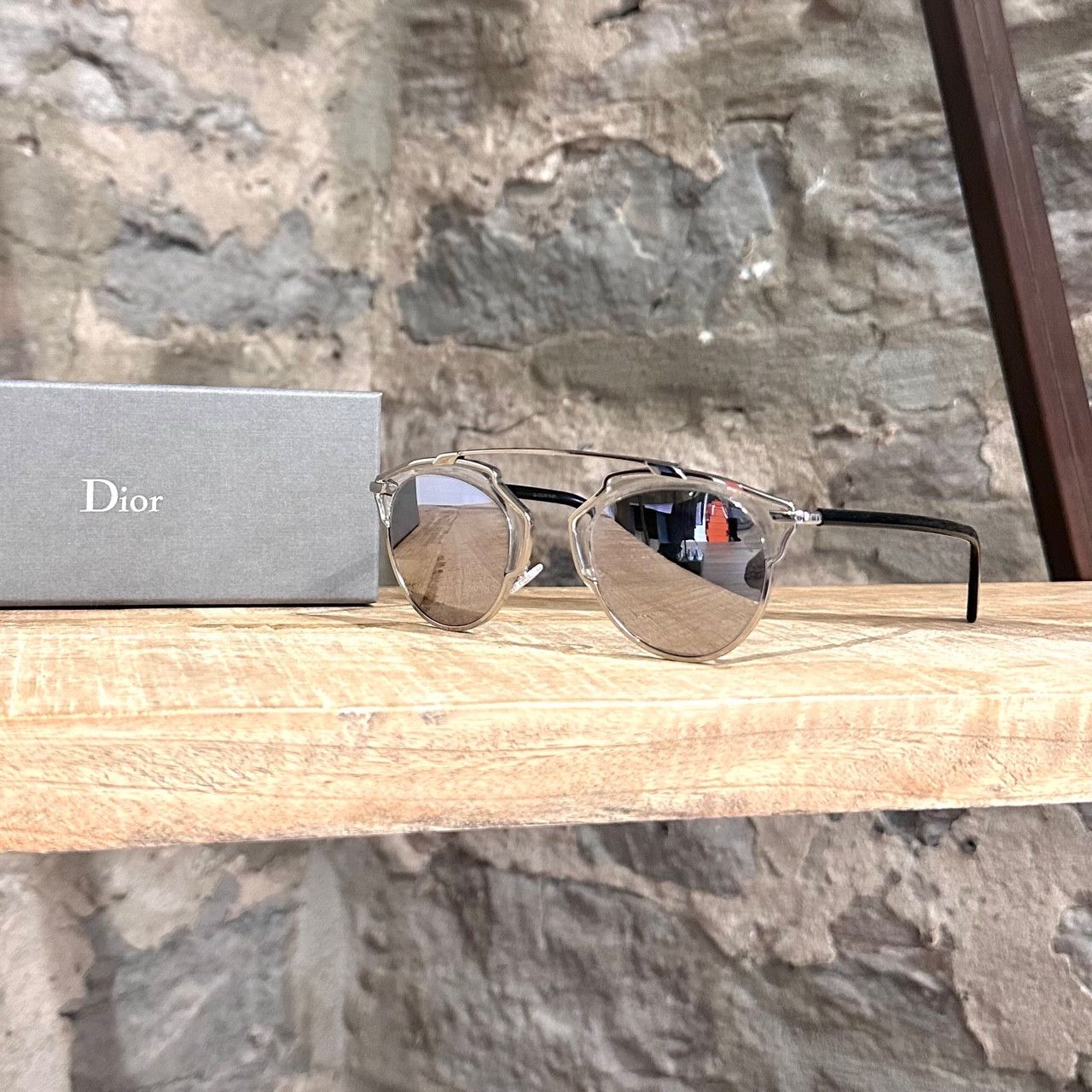 Dior Dior Chrome SoReal Mirrored Sunglasses | Grailed
