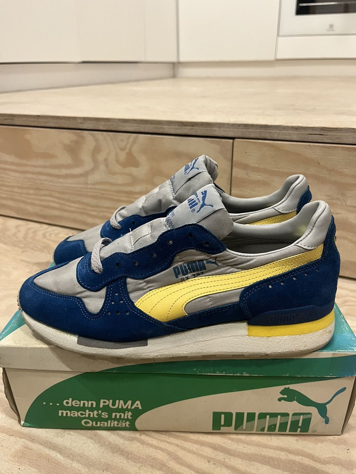 Puma × Vintage Vintage VTG OG PUMA RX 727 DS 80s OG BOX | Grailed