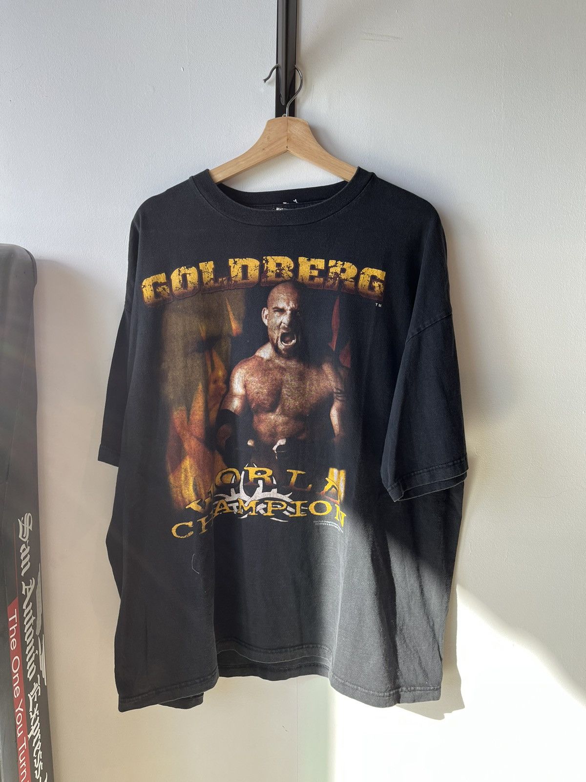 Vintage Vintage 90s Goldberg WCW world champion t-shirt | Grailed
