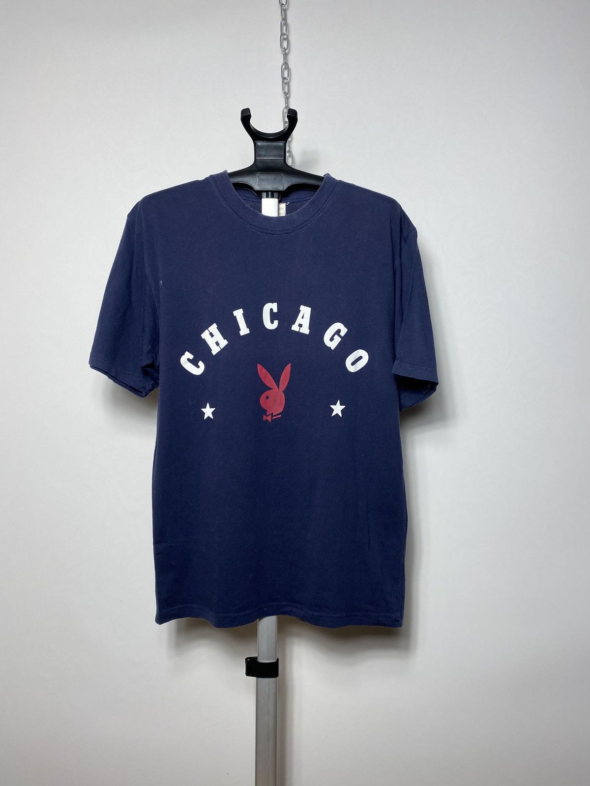 Playboy × Streetwear × Vintage Vintage 90s Playboy Chicago oversized t-shirt size M | Grailed