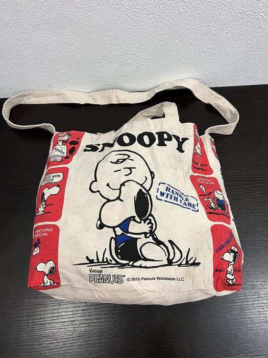 Peanuts Vintage Snoopy Cartoon Two Way Bag | Grailed