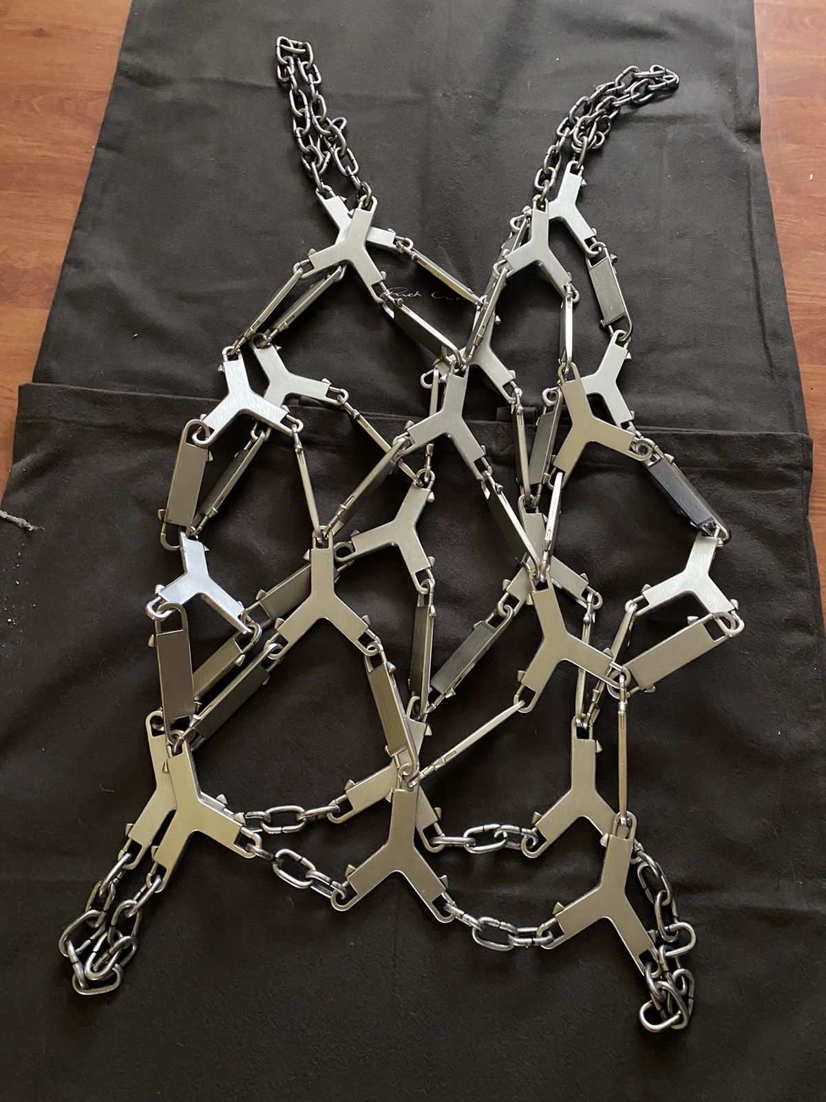 Rick Owens FW22 STROBE CERBERUS CHAIN TOP FRM LOOK 1 (RARE) | Grailed