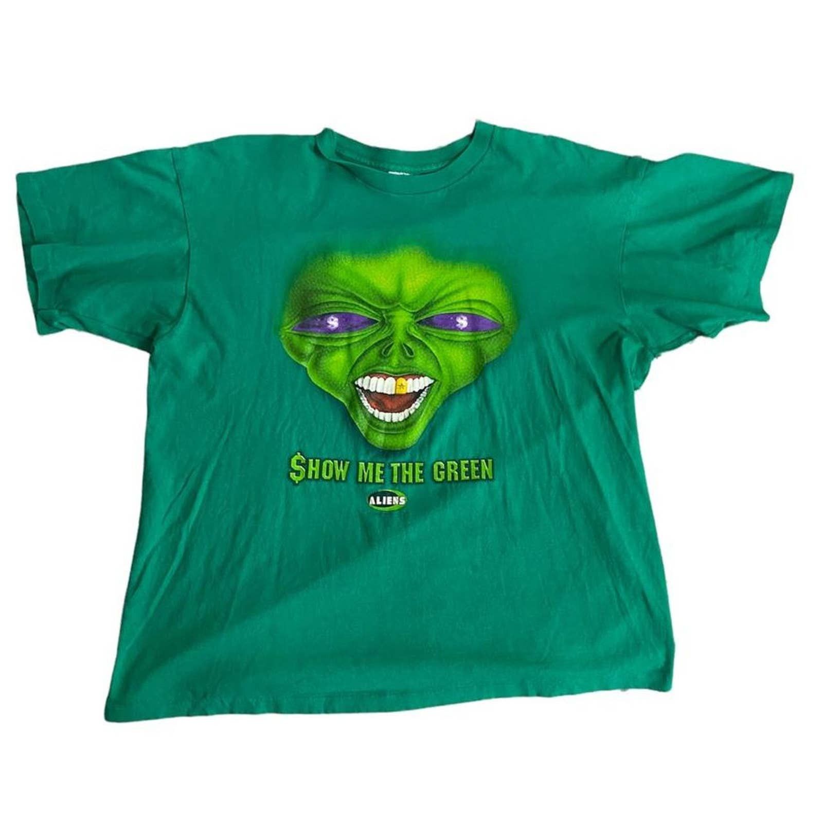 Vintage 90s hood alien tee shirt | Grailed