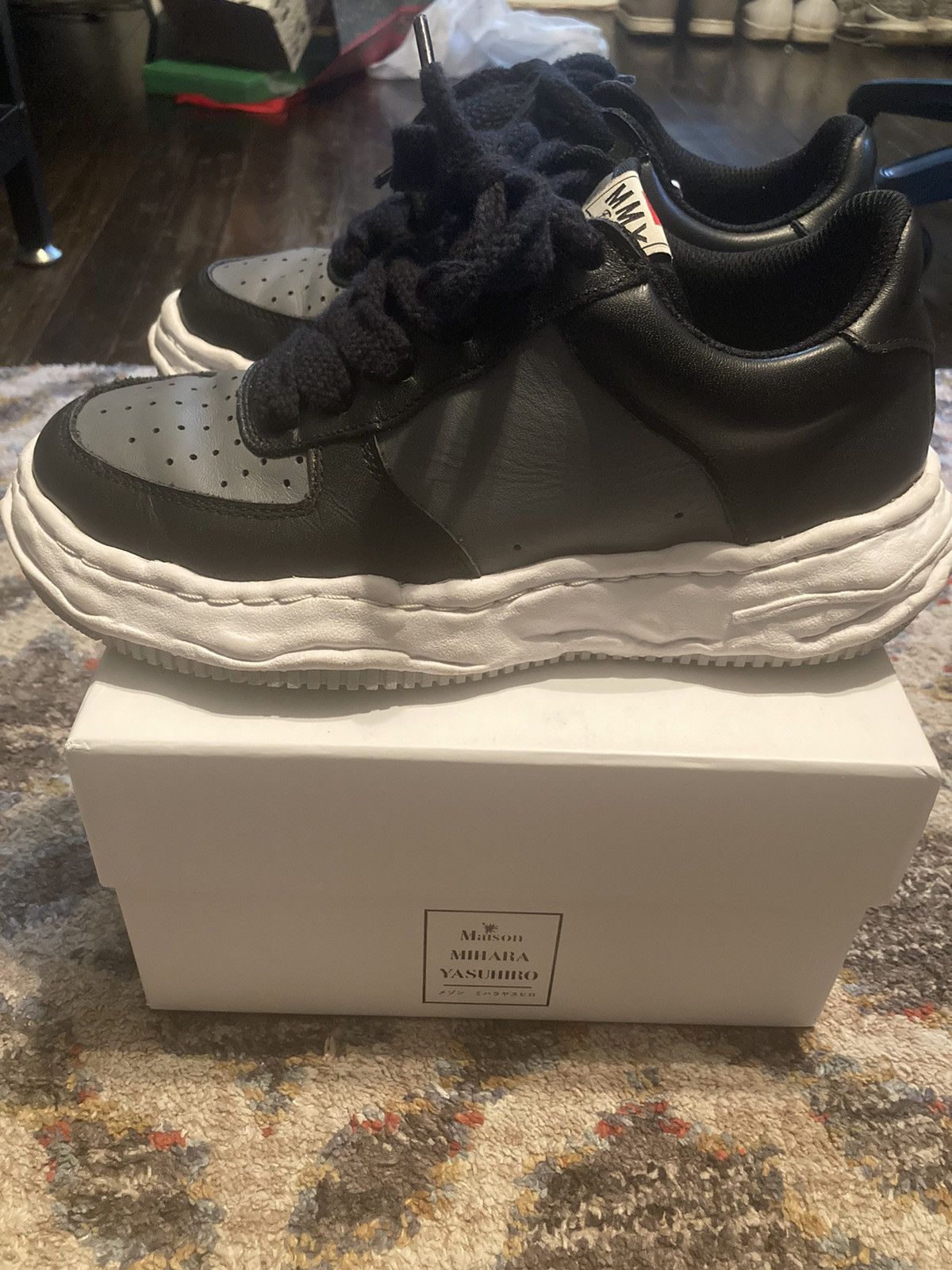 Maison MIHARA YASUHIRO Maison Mihara Yasuhiro Wayne low gray and black | Grailed