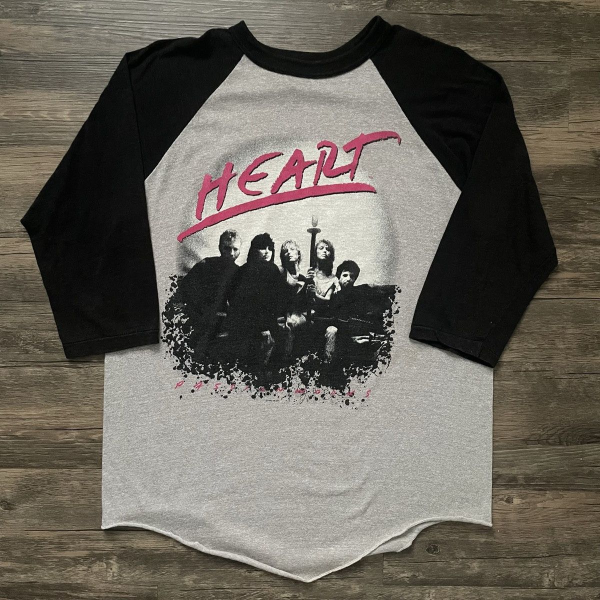 Vintage Vintage 1984 Heart Passion Works Tour Raglan Band Shirt L | Grailed