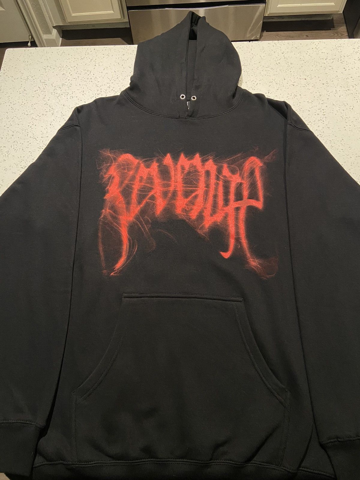 Revenge Revenge Red Smoke Hoodie | Grailed