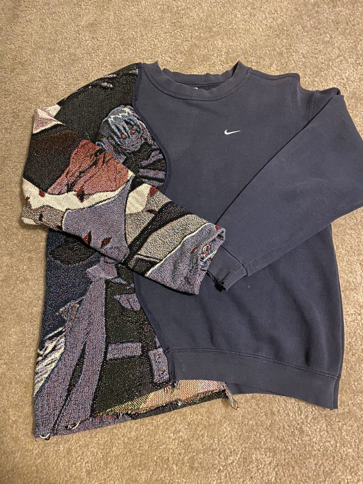 Custom Defective Garments Trigun Vintage Nike Sweatshirt | Grailed