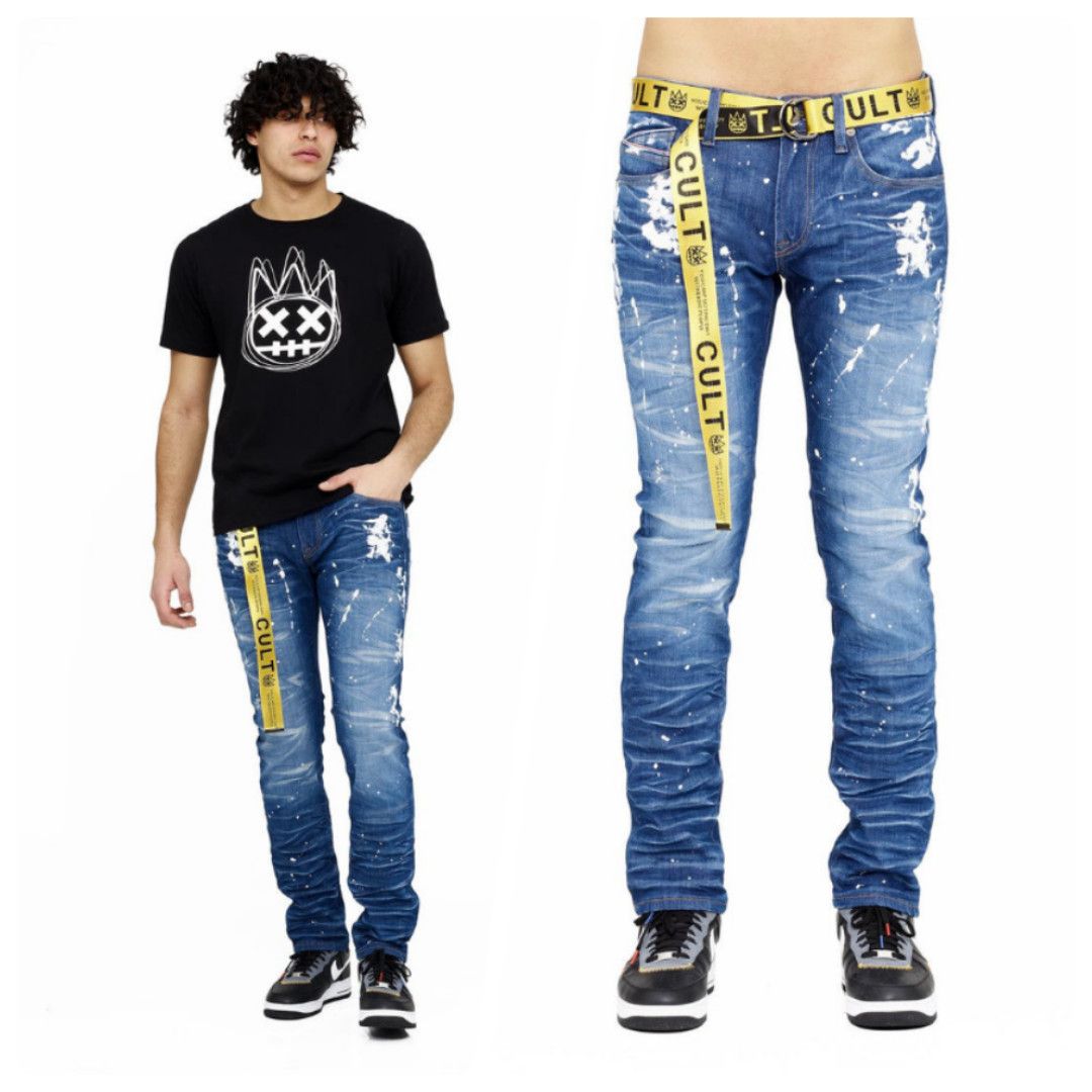 Cult Of Individuality NEW Cult Of Individuality Rocker Slim Belted ...