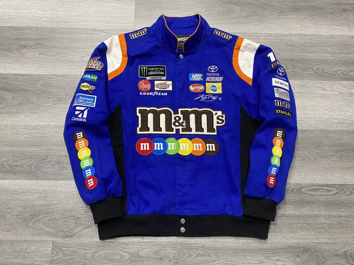 JH Design × NASCAR M&M’s NASCAR JACKET LARGE | Grailed