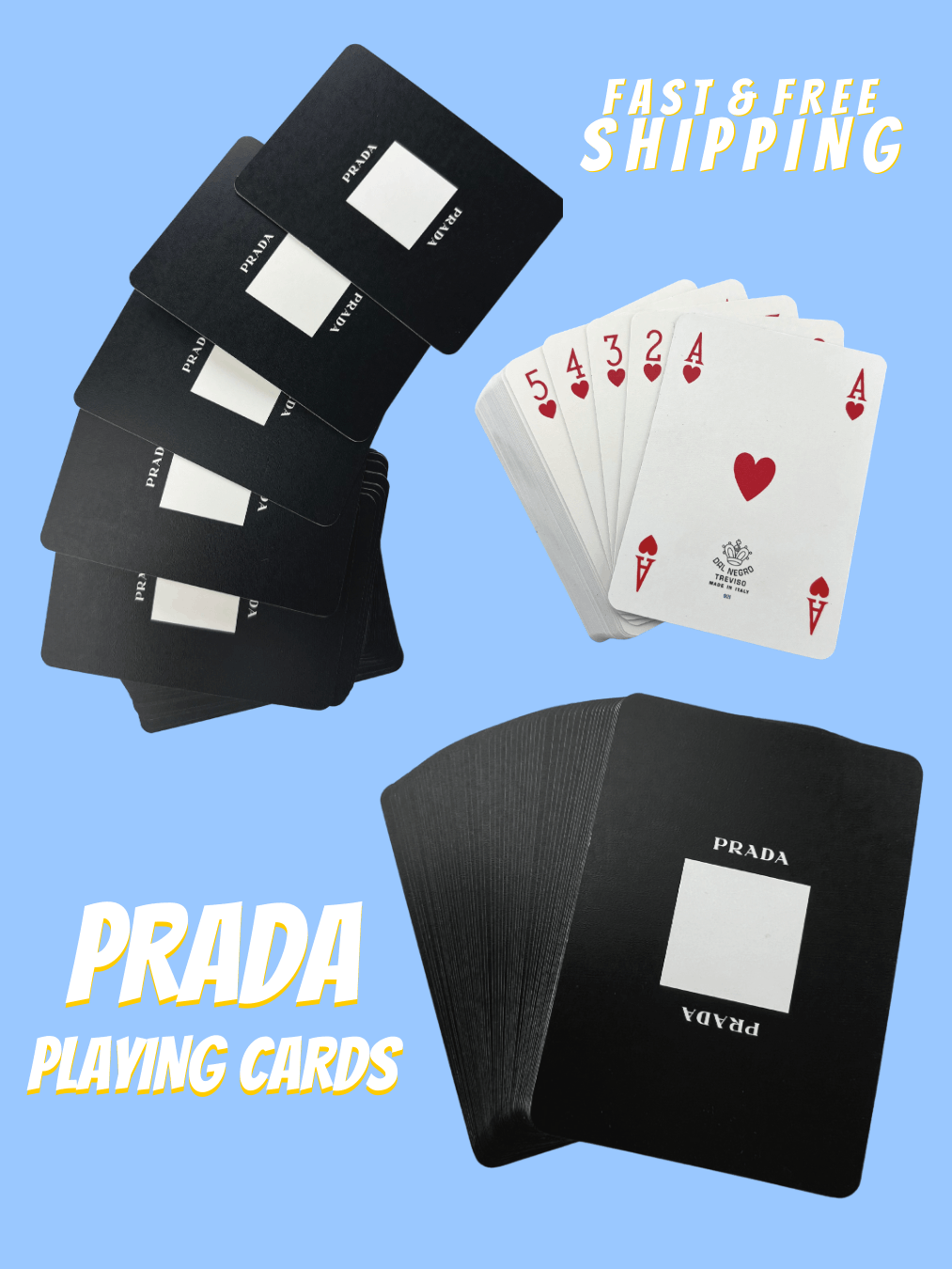 Prada Playing Cards Deck | Grailed