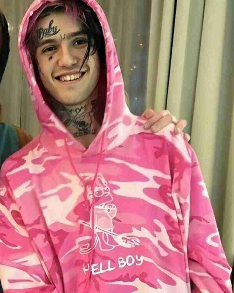LIL PEEP × Superrradical LIL PEEP PINK CAMO HELLBOY HOODIE | Grailed