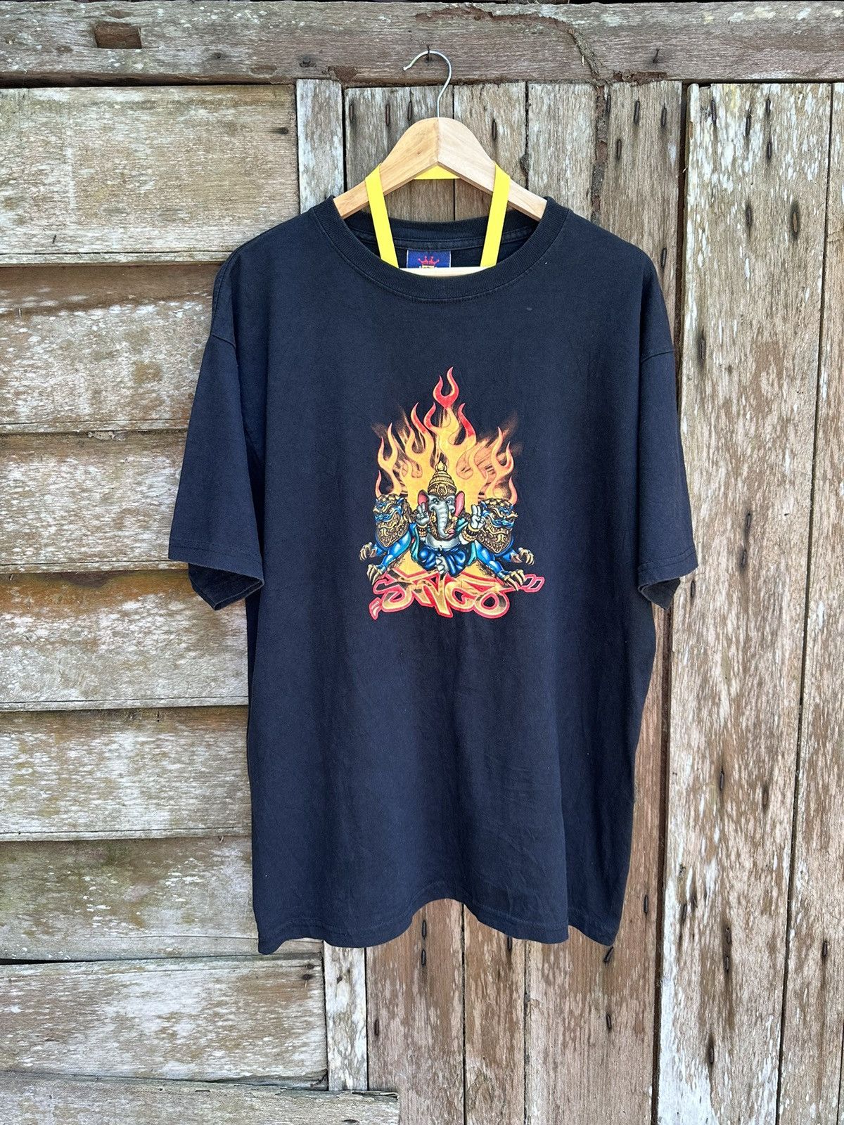 JNCO × Streetwear × Vintage Rare ! Vintage 90's Jnco " Flaming Buddha ...