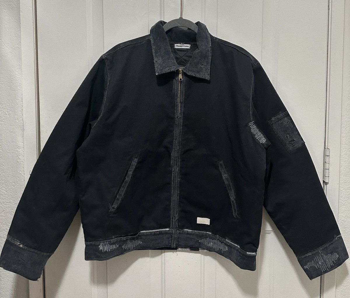 Custom × Dickies × Vintage Dickies Reworked/Distressed Work Jacket ...