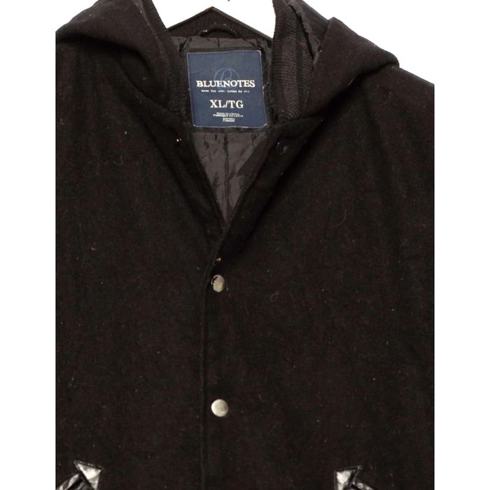 Vintage bluenotes College jacket Plain Look Black | Grailed